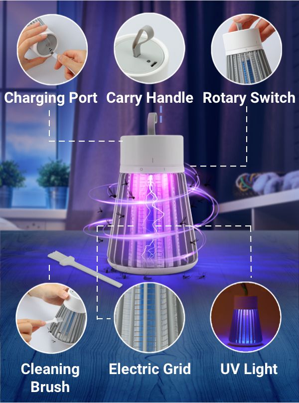 Zappify Bug Zapper Review 2025. Portable device.